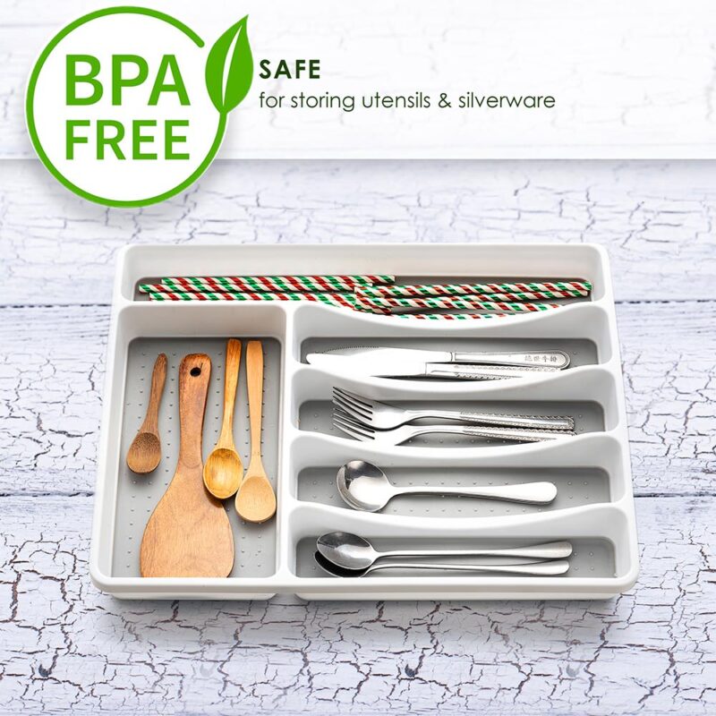 Silverware Organizer Tray 6-Compartments - Jinamart Shop